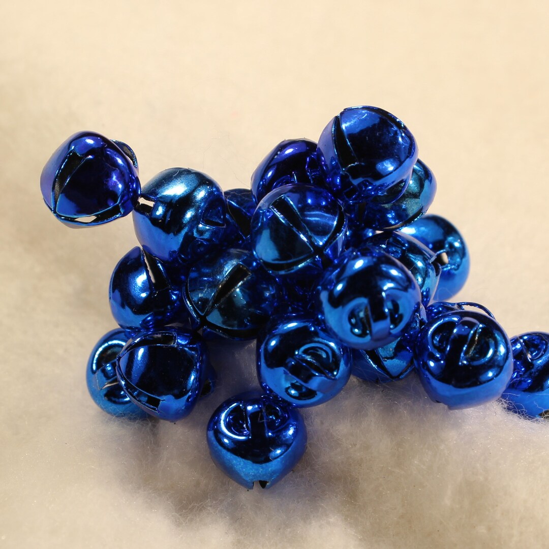 Blue Jingle Bells 8mm 3D Holiday Celebration Charms - 1070 - Etsy