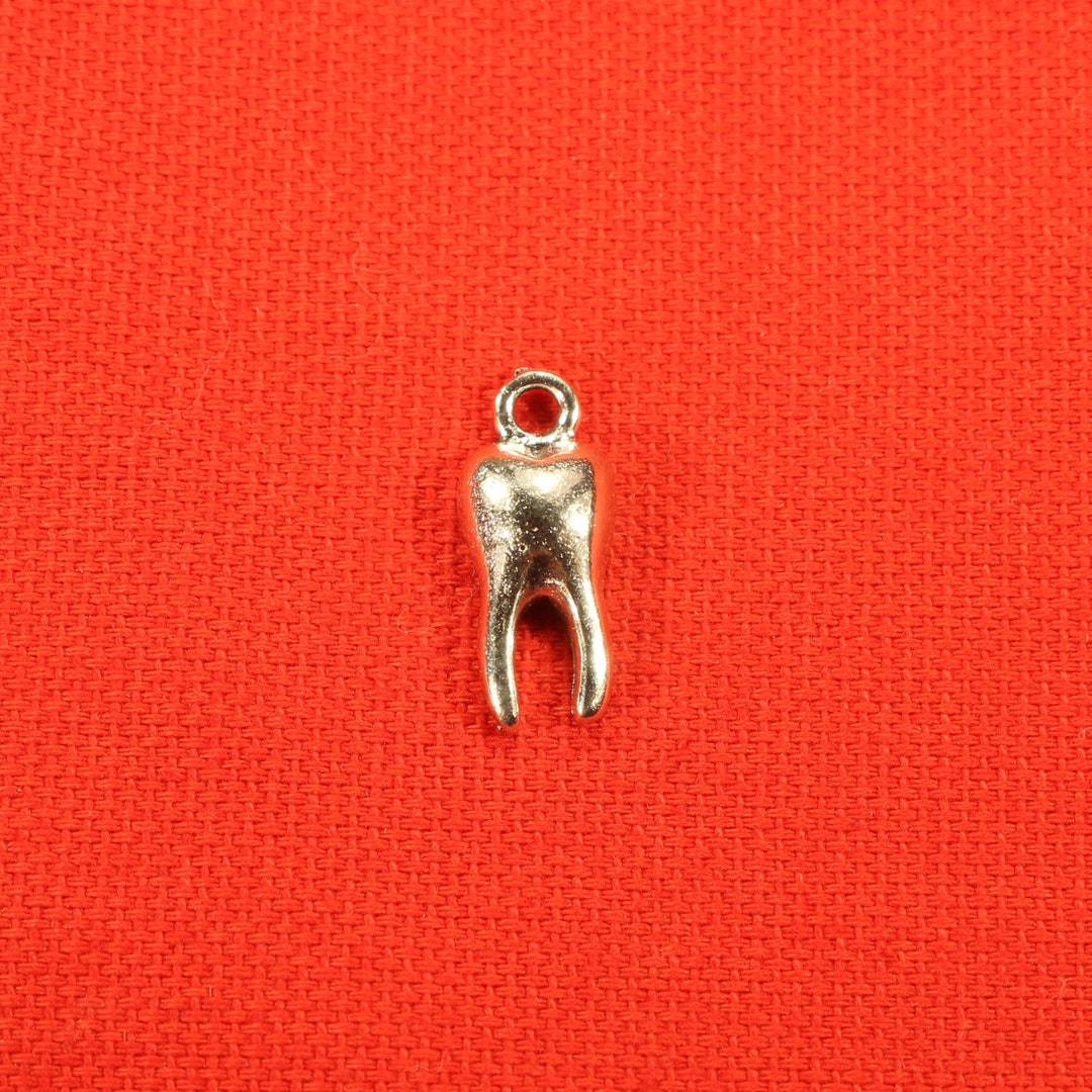 Tooth 20mm Antique Silver Tone Single Sided 2D Dental Charms - 0282 - Etsy