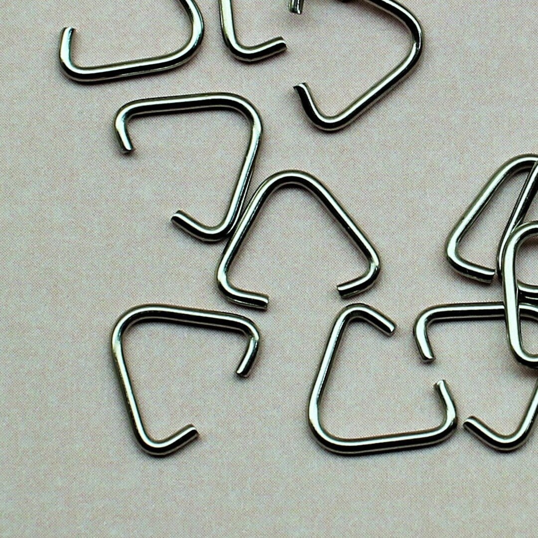 Triangle Pinch Bail 10mm X 13mm 304 Stainless Steel Jewelry Findings ...
