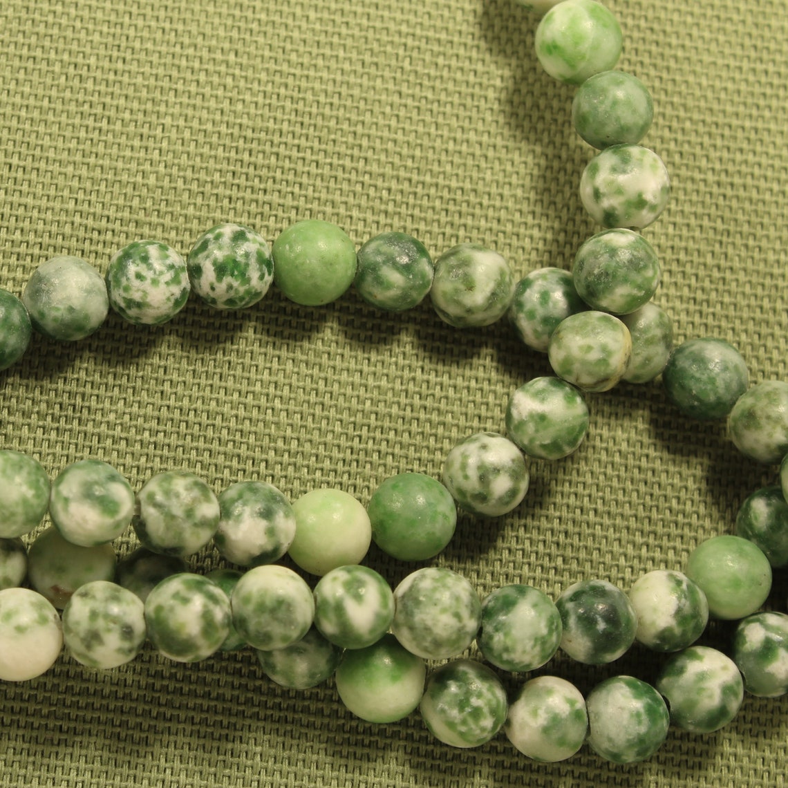 6mm Tree Agate Polished Natural Gemstone Jewelry Making | Etsy