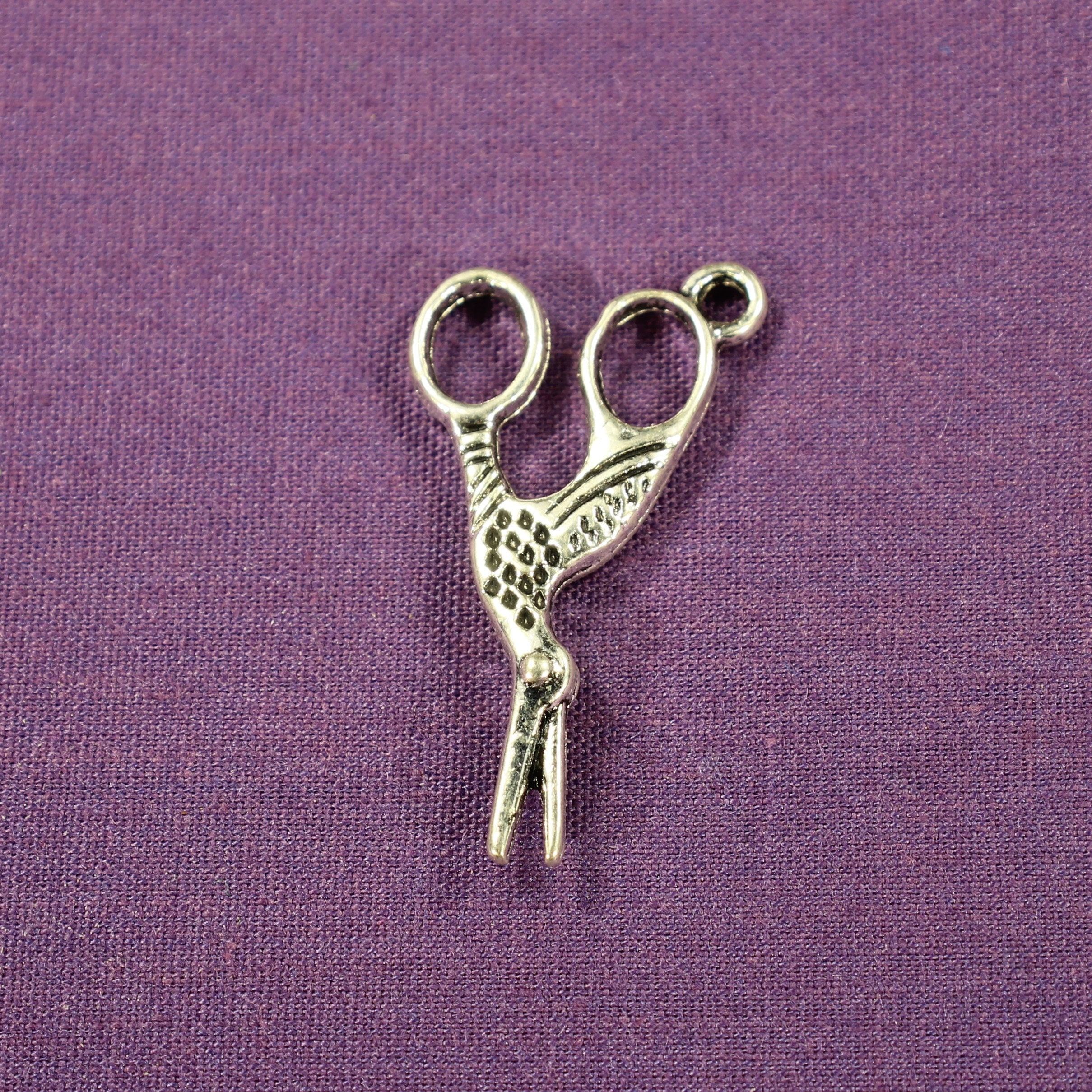 Bird Scissors 28mm Antique Silver Tone 3D Sewing Charms - 0383 - Etsy