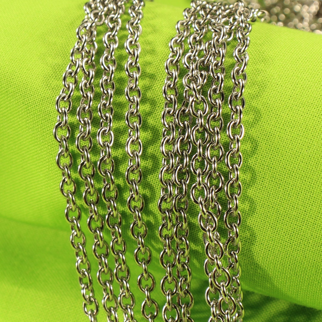 Stainless Steel Open Link Cable Chain 5mm X 4mm 'sold by - Etsy