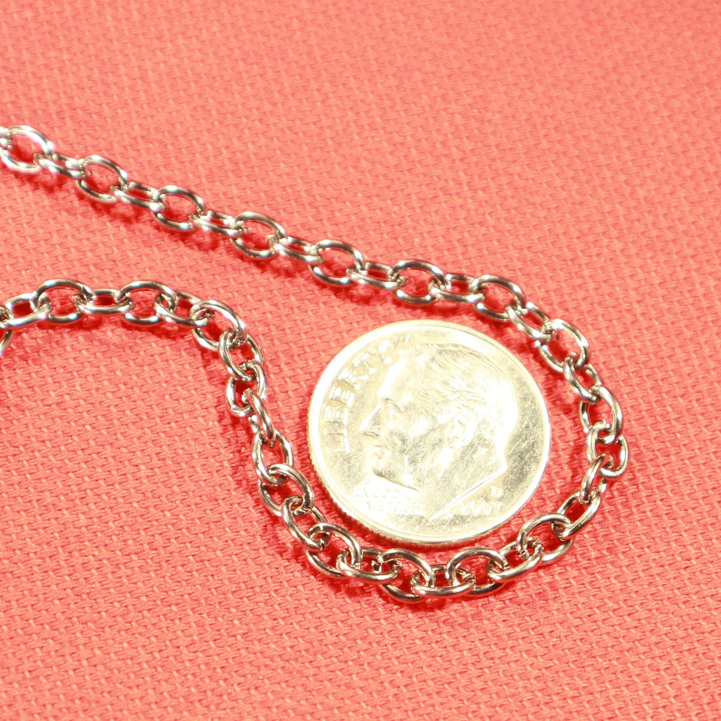 Gunmetal Gray 5mm X 3mm Cable Link Alloy Chain 'sold by - Etsy