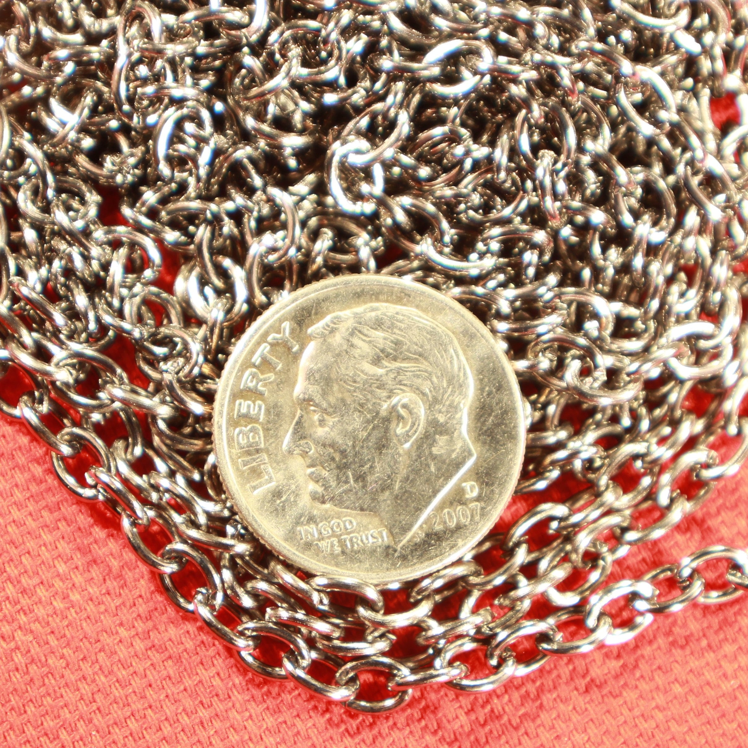 Gunmetal Gray 5mm x 3mm Cable Link Alloy Chain 'Sold By | Etsy