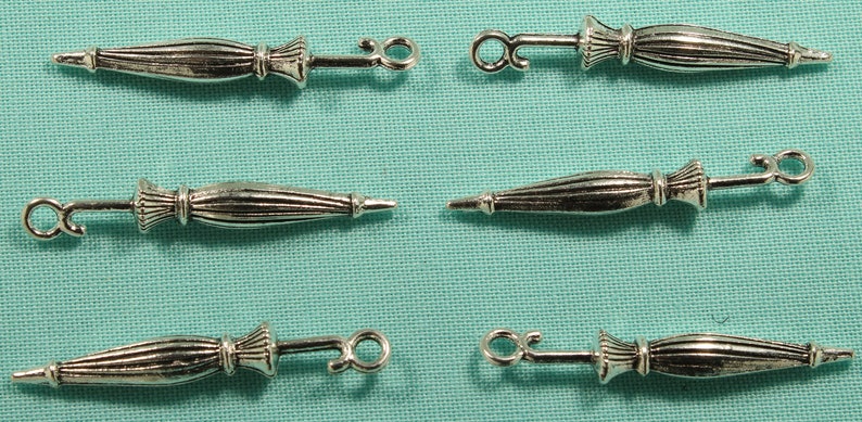 Umbrella 35mm Antique Silver Tone 3D Weather Charms 0007 - Etsy