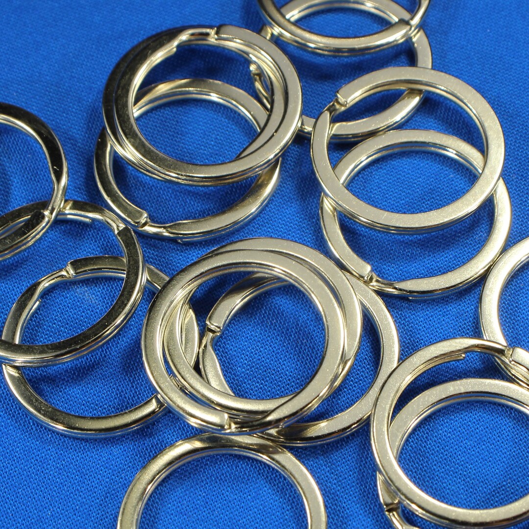 25mm Split Key Ring Silver Tone Iron Based Alloy Jewelry and - Etsy
