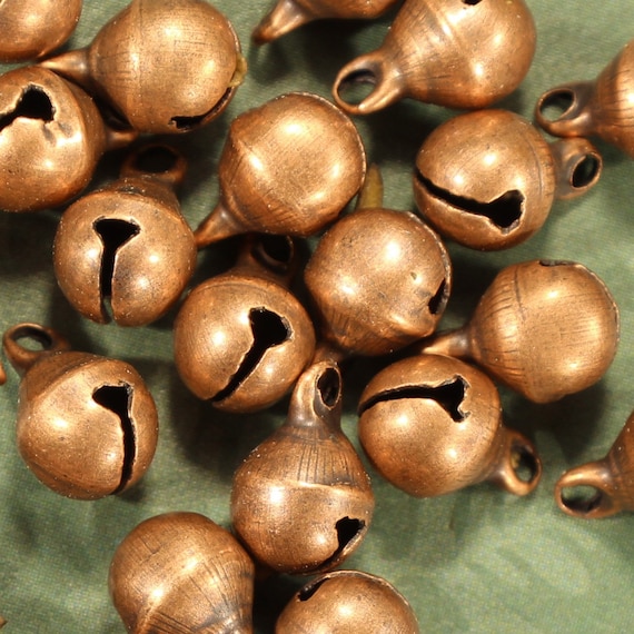 Jingle Bells 6mm Antique Copper Tone 3D Holiday Charms 0750 - Etsy ...