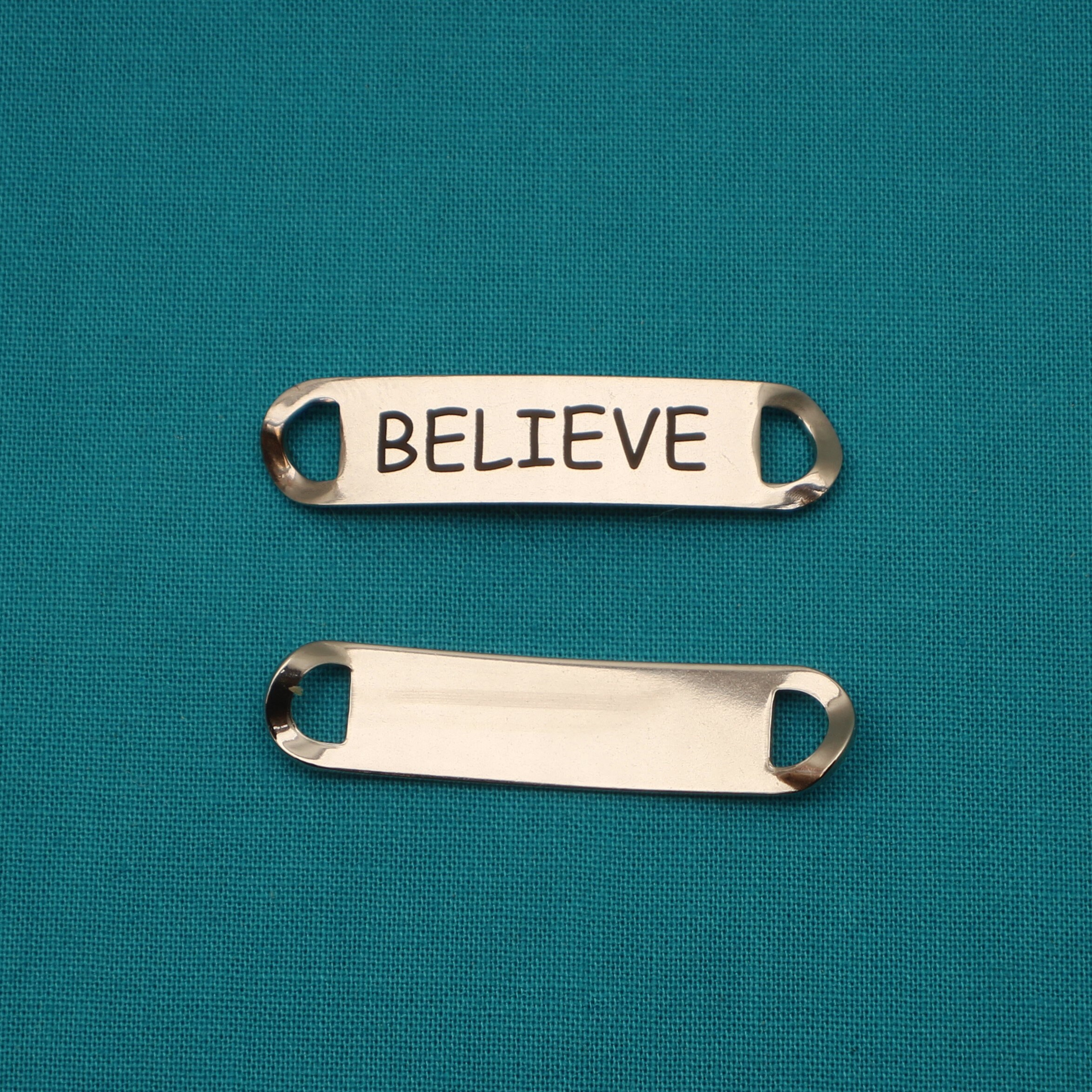 Personalized Bar Connector 45mm Silver Tone 304 Stainless - Etsy