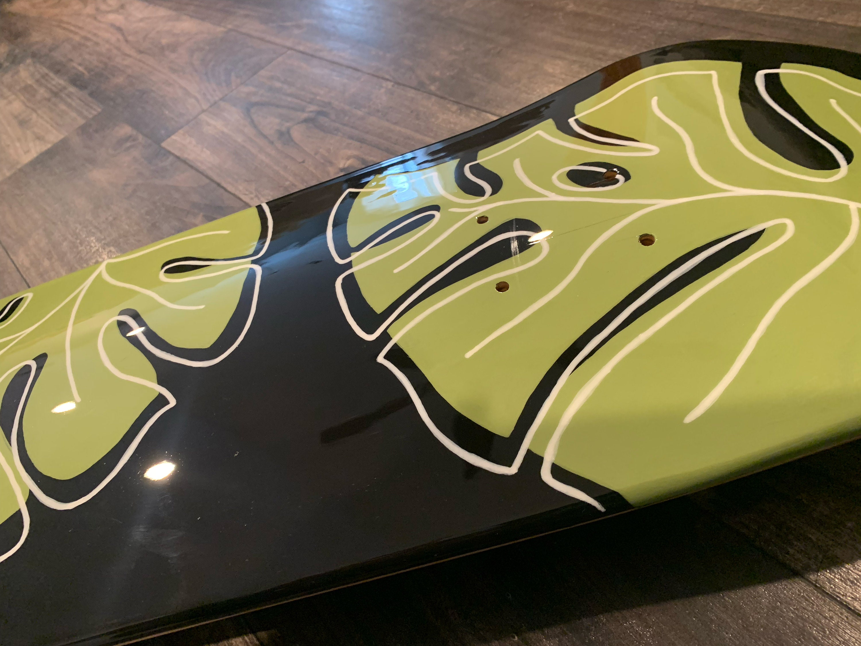 Monstera Custom Resin Skateboard Deck Decor - Etsy