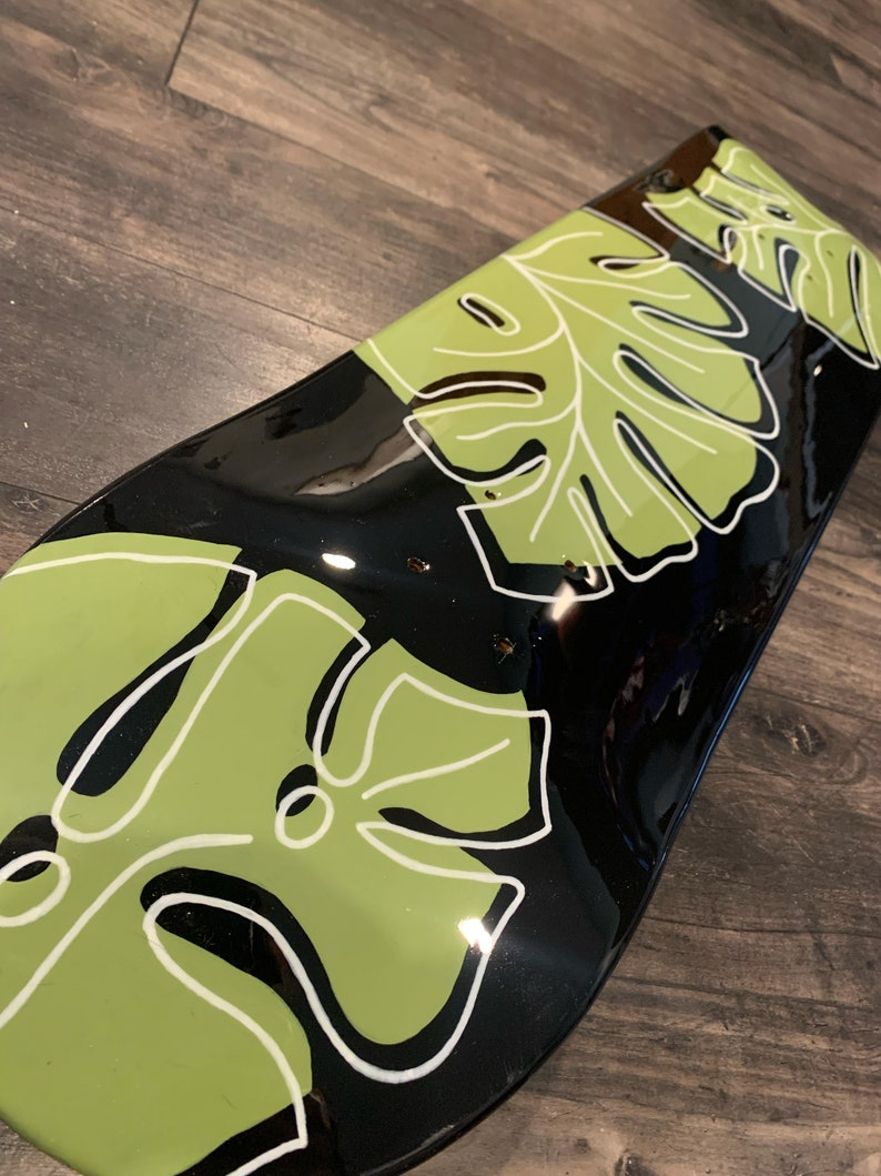 Monstera Custom Resin Skateboard Deck Decor - Etsy