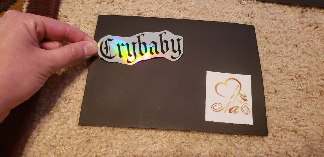 Crybaby Sticker Decal - Etsy