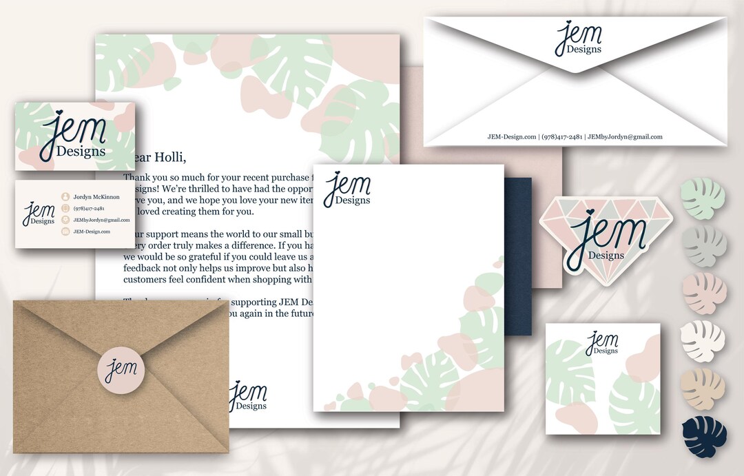 Custom Logo, Full Branding Kit and Brand Style Guide - Etsy
