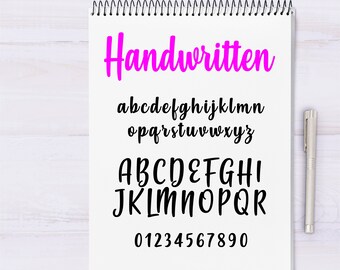 Cursive font svg | Etsy