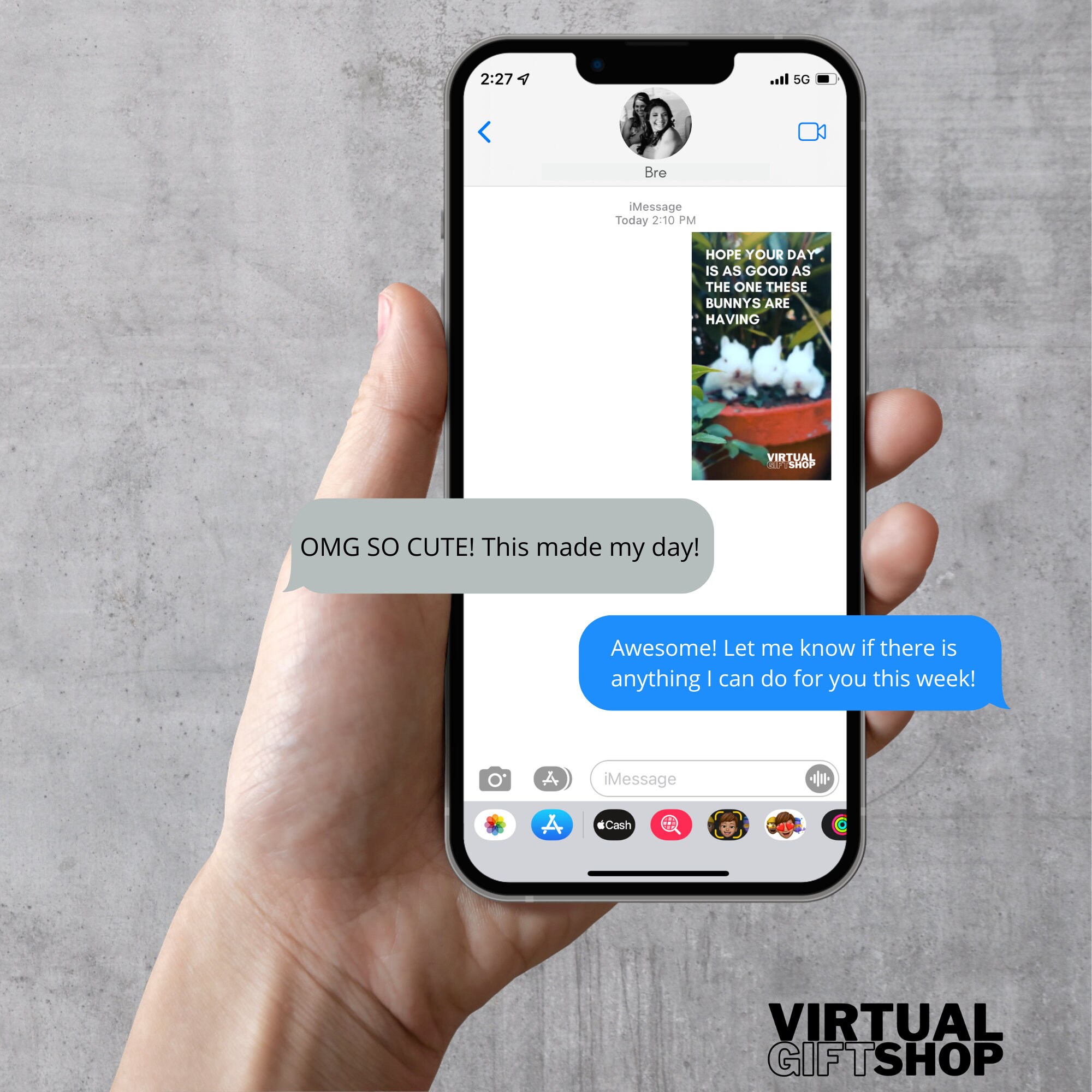 Have a Great Day With Bunnies Animated E-card With Sound - Etsy