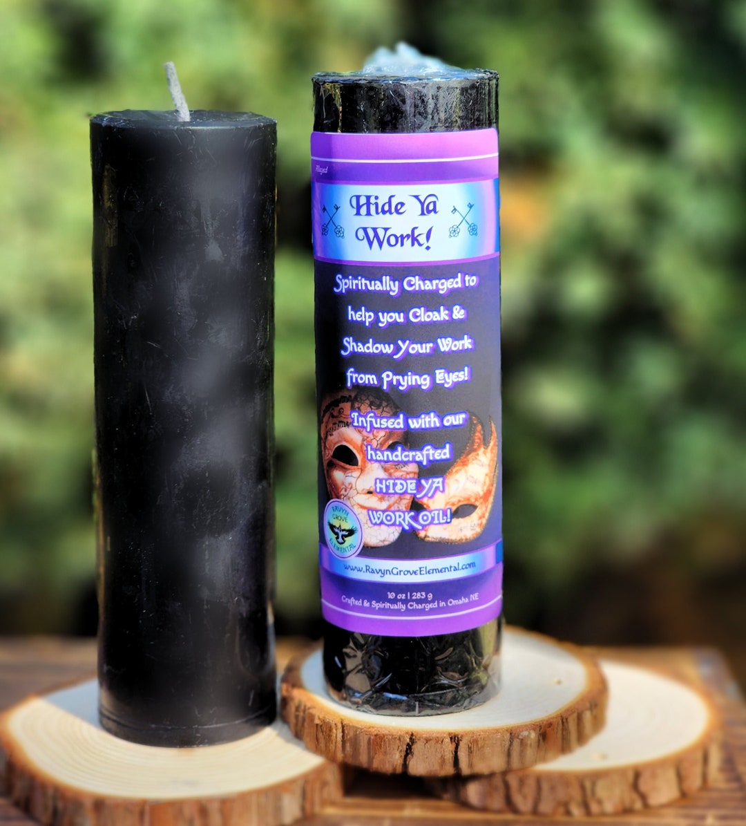 Hide Ya Work Spiritually Charged Blessed Worked Fixed Pillar Candle ...