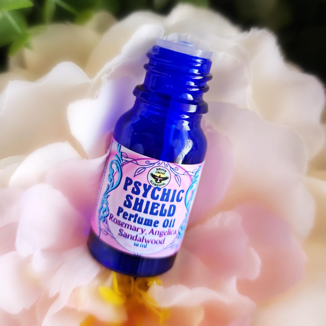 Psychic Shield Perfume Oil - Angelica Rosemary Sandalwood - Shield ...