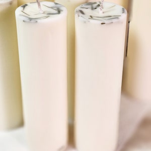 Cleansing Lemongrass Sage Pillar Candle Infused With Lemongrass Sage Oils - Aura and Space ...