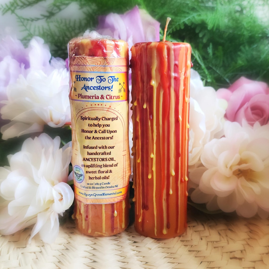 Honor the Ancestors Pillar Candle Infused With Our Handcrafted ...