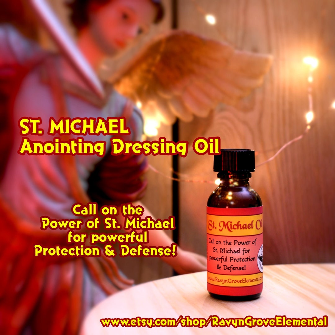 St. Michael Conjure Hoodoo Voodoo Anointing Dressing Oil - Etsy