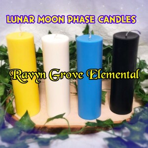 Lunar Phases Candles Honor the Cycles of the Moon Each - Etsy