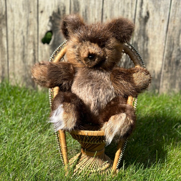 Beaver Teddy Bear - Etsy