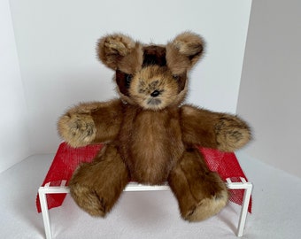 Mink Teddy Bear | Etsy