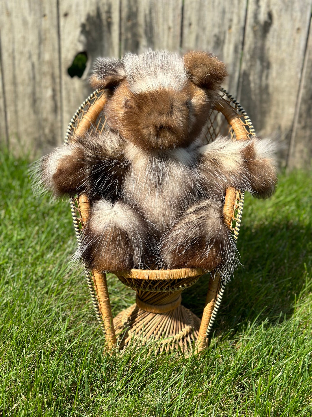 Opossum Fur Teddy Bear - Etsy