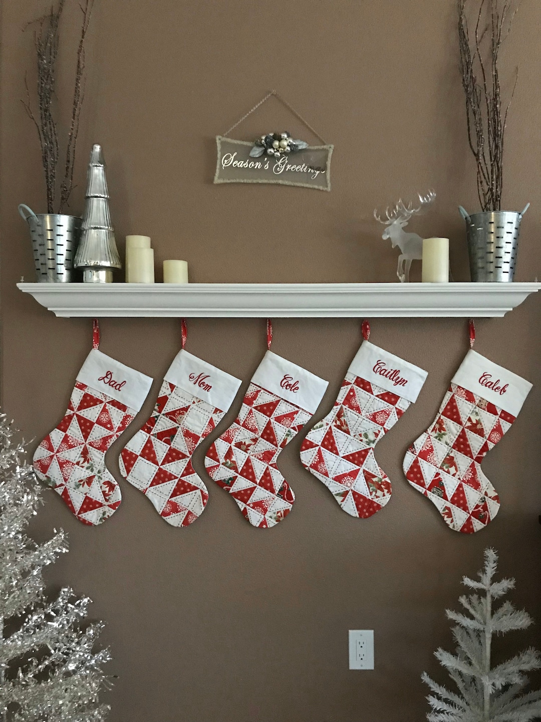 Christmas Stocking Sewing PATTERN ONLY - Etsy