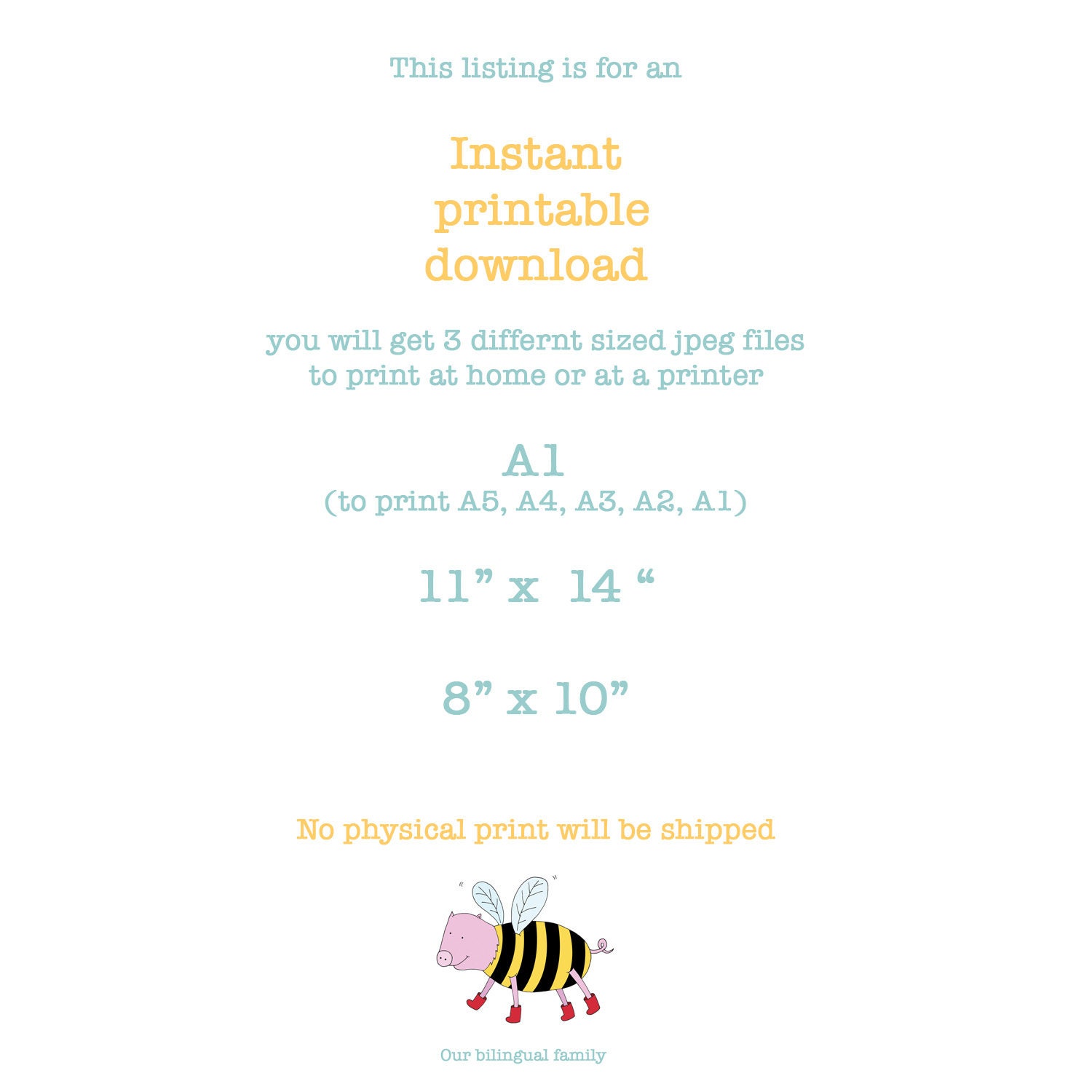 Bilingual English French Months of the Year Poster (digital Download ...