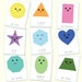 German Chinese Shapes Flash Cards, Bilingual Learning (digital Download ...