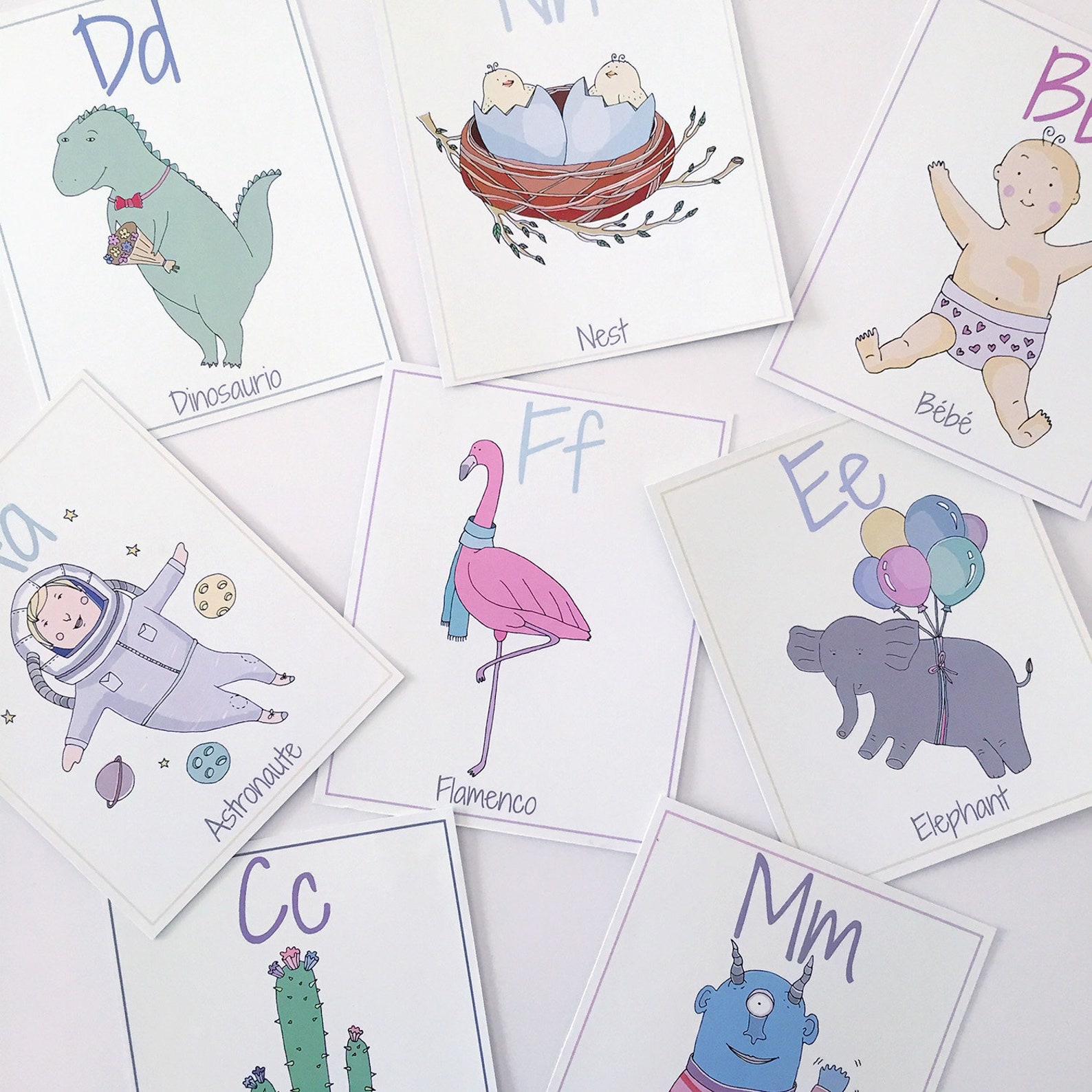 English Swedish Bilingual ABC Flash Cards, Printable Games,educational ...