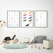 Spanish Chinese Bilingual Language Posters Set of 3 Numbers - Etsy