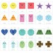 English German Shapes Flash Cards, Bilingual Learning Game (digital ...