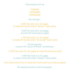 English Spanish Bilingual Activity Pack, Flash Cards, Learn to Write ...