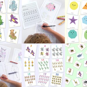 English Spanish Bilingual Activity Pack, Flash Cards, Learn to Write ...