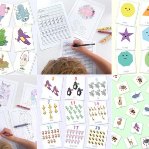 English Italian Bilingual Activity Pack, Flash Cards, Learn to Write ...