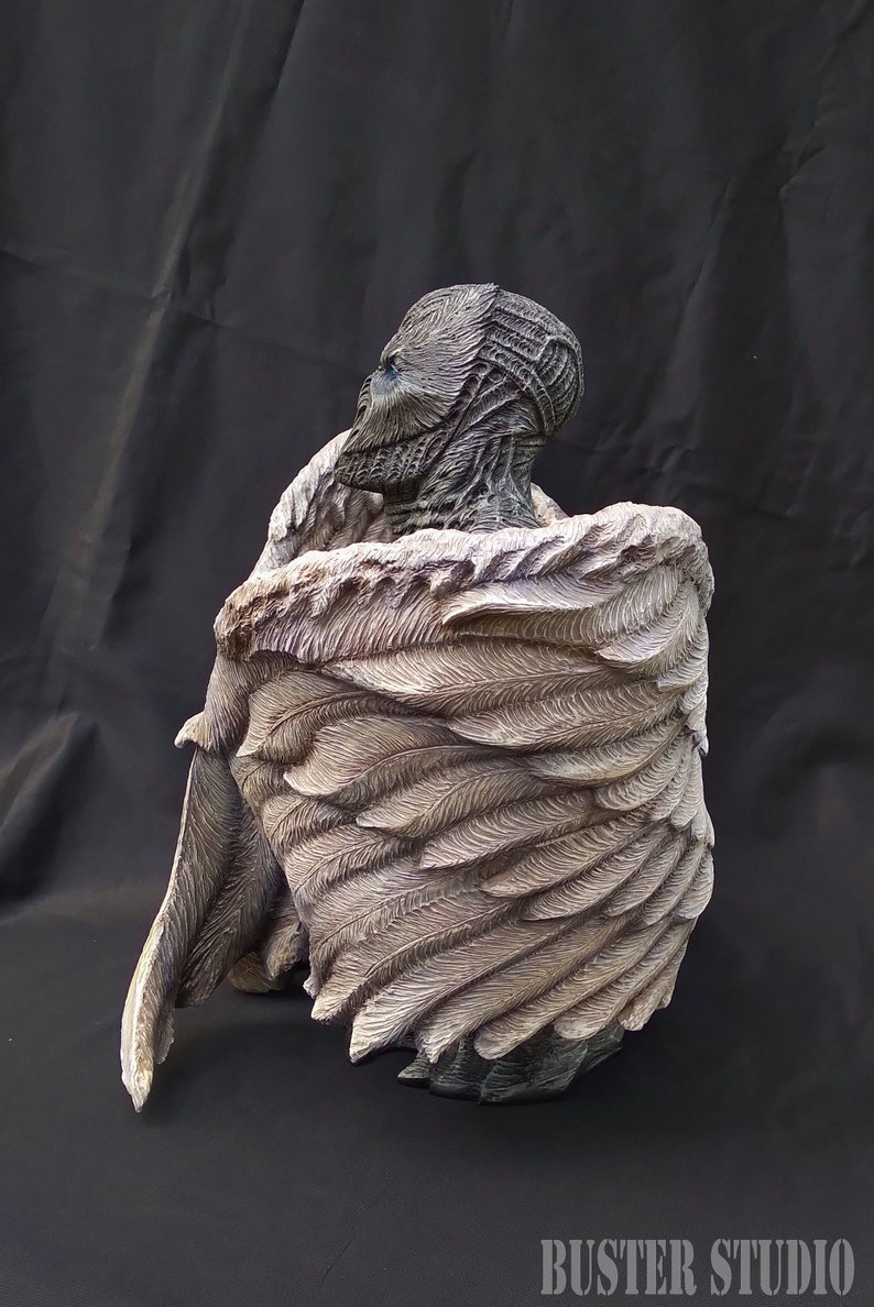 Spawn Angel Statue Models Handmade Fanart Sculpting Sculpture - Etsy