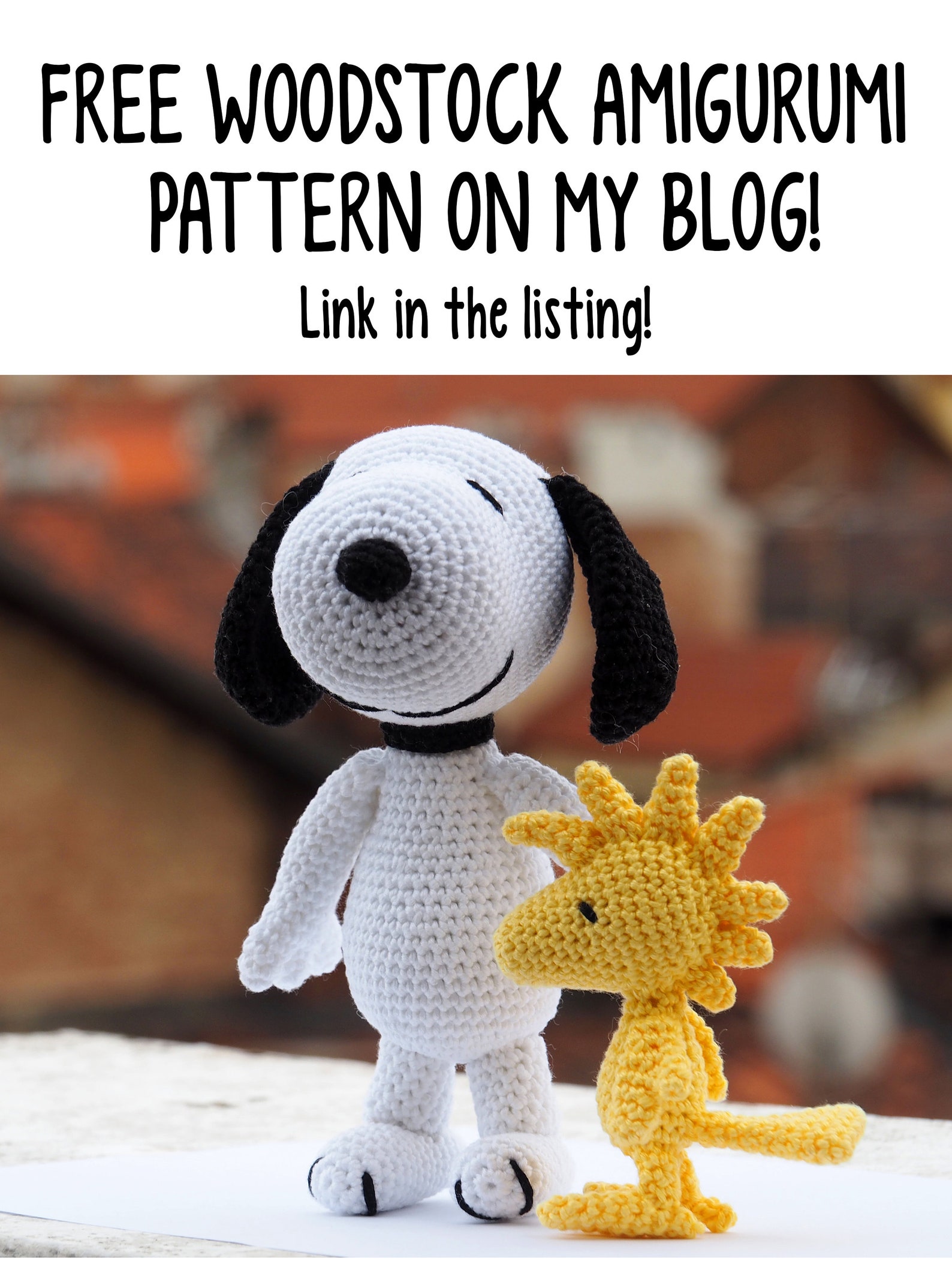 Patrón amigurumi a ganchillo de Snoopy Tributo a Peanuts Detallado ...