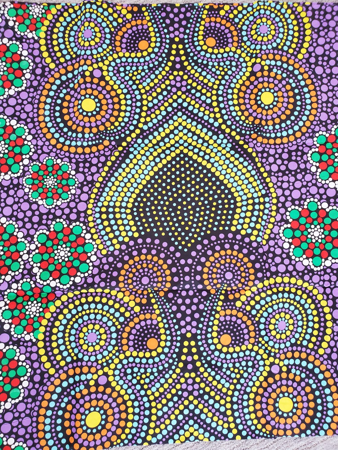 Purple African Fabric/african Wax Print/ Kente/prom Dresses - Etsy