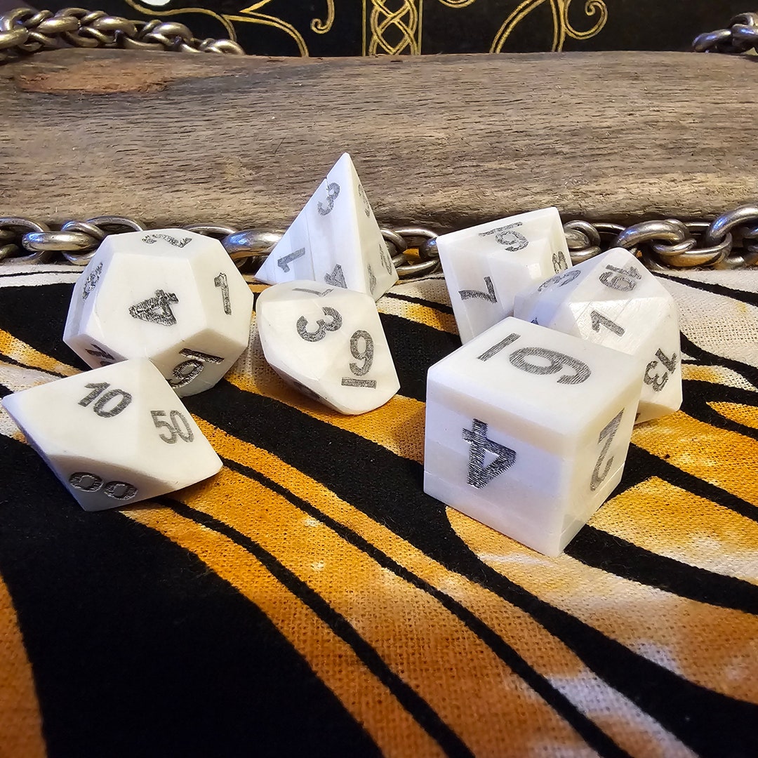 Buffalo Bone Dice, DND Dice Set, Dice Gift, Dungeons and Dragons Dice ...