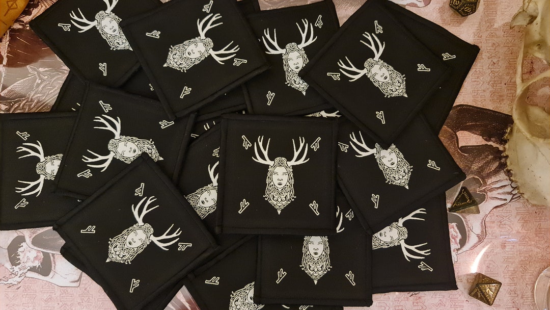 Freya 8x8cm Square Patch - Odin, Loki, Tyr, Yggdrasill - Etsy