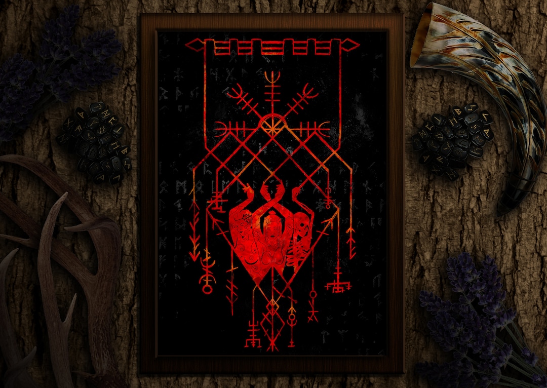 The Norns - the Web of Wyrd - Norse Mythology - Digital Download - A7 ...