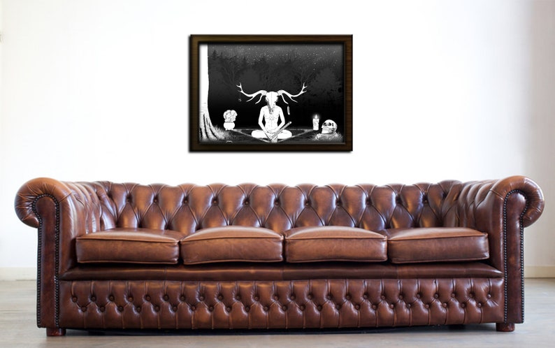 The Rituals Beginning - Original Occult Artwork - Etsy