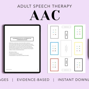 AAC Pack Adult AAC Boards Printable Patient Handouts | Etsy