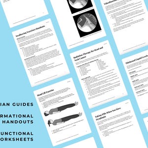 The Dysphagia Workbook PDF Swallowing Exercises With Pictures Handouts ...