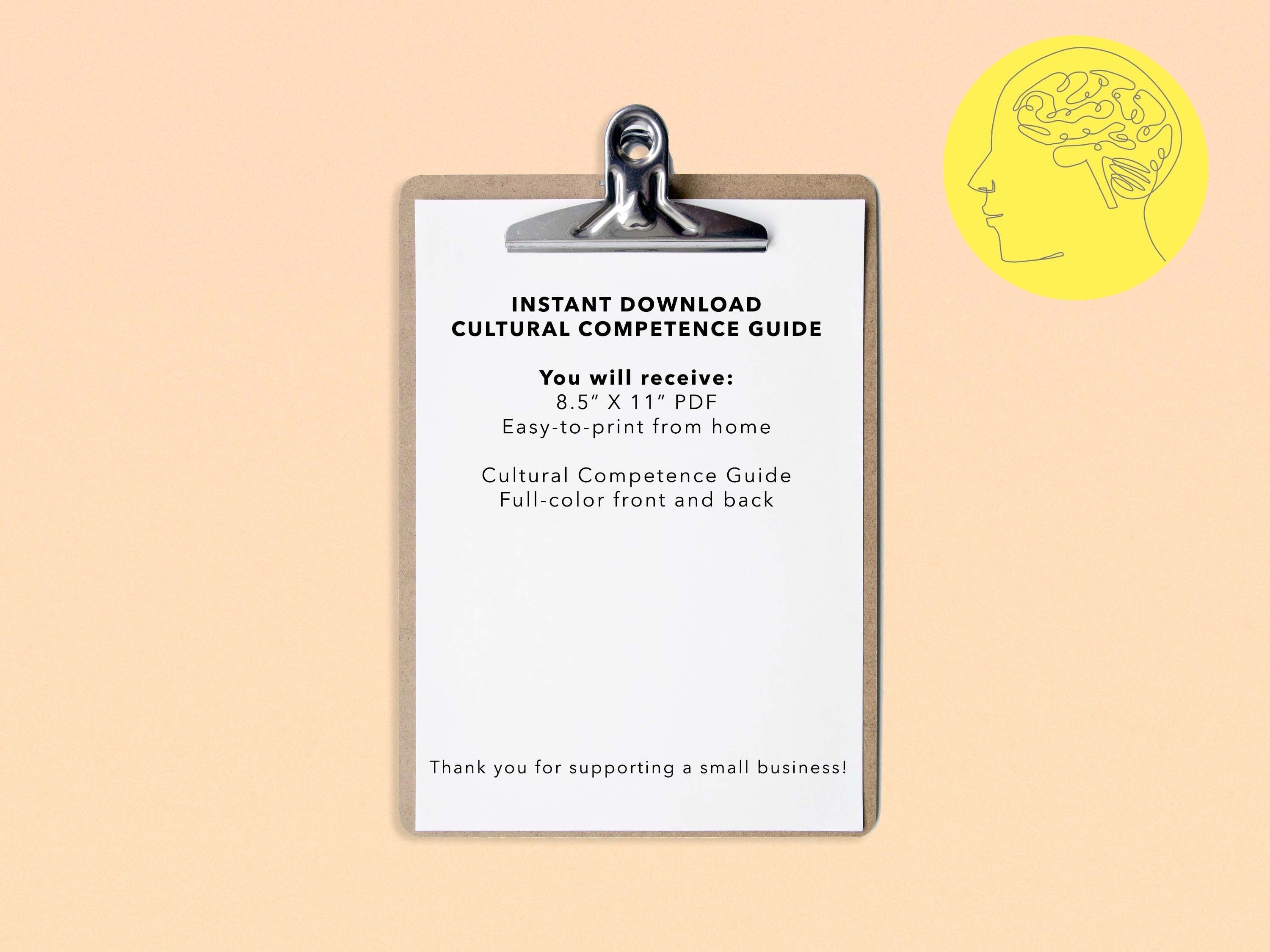Cultural Competence Reference Chart for Health Care Providers - Etsy UK