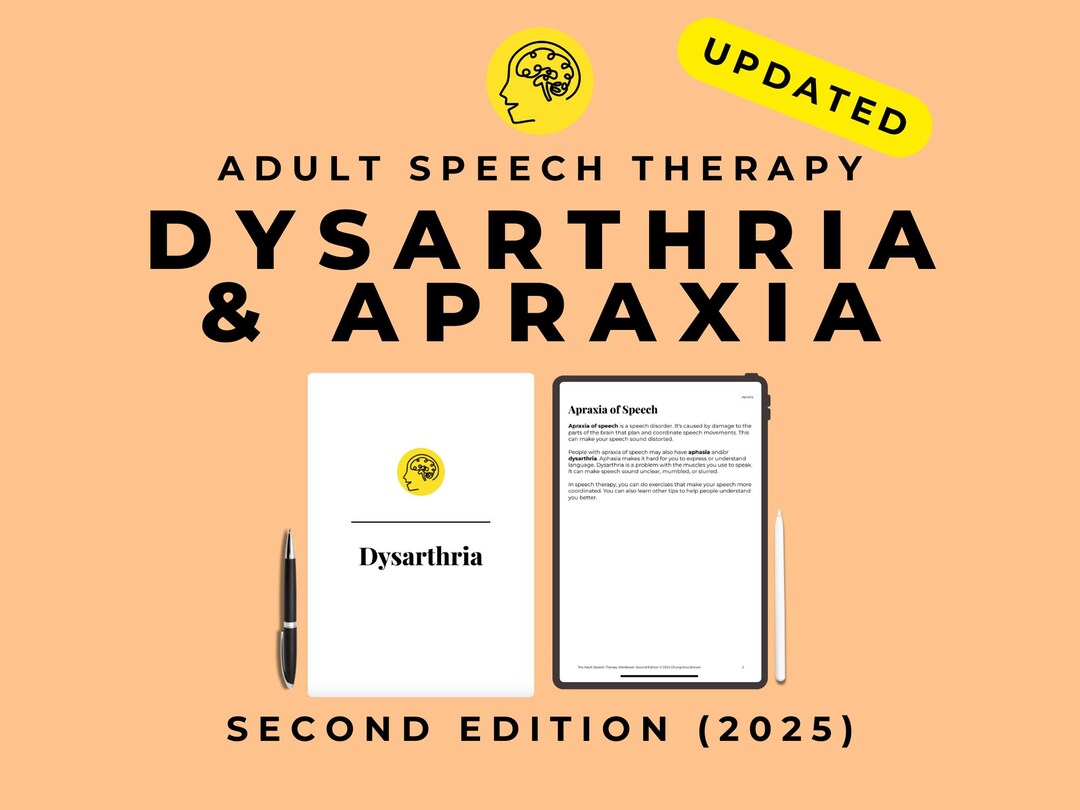 The Dysarthria & Apraxia Workbooks PDF Evidence-based Speech Therapy ...