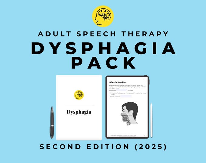 Adult Speech Therapy DYSPHAGIA COURSE (stages of Swallowing) Speech ...