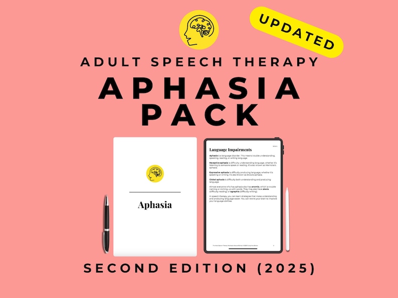 The Aphasia Workbook PDF for Stroke and TBI Evidence-based Worksheets ...