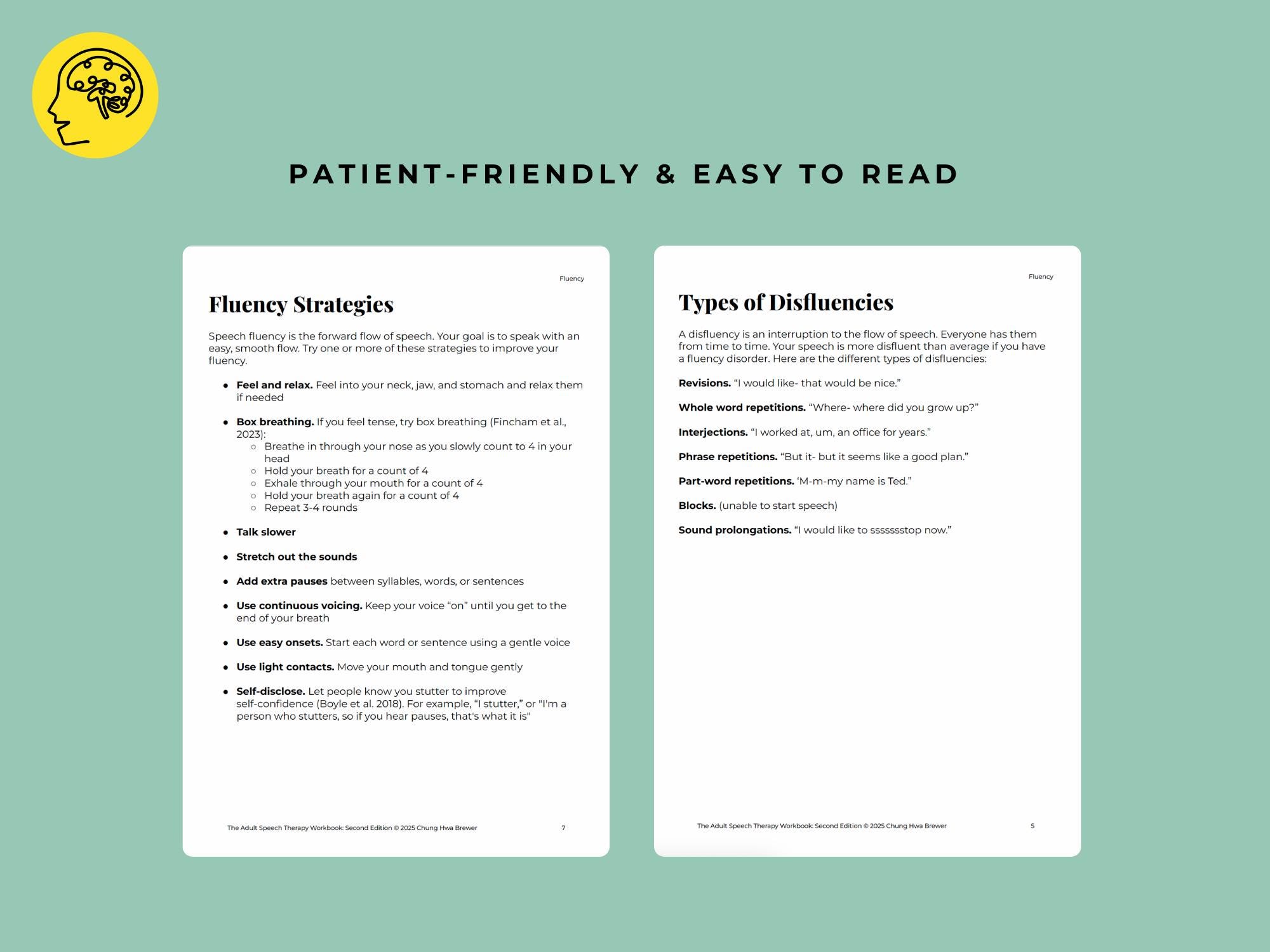 The Fluency Workbook PDF Stuttering Worksheets for Adults Evidence ...
